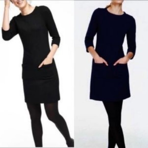 Boden | Dresses | Boden Abigail Tunic Sheath Dress 4 Long Black ...